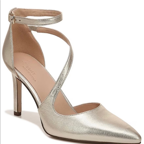 Naturalizer | Shoes | 27 Edit Naturalizer Gold Metallic Leather Pumps ...